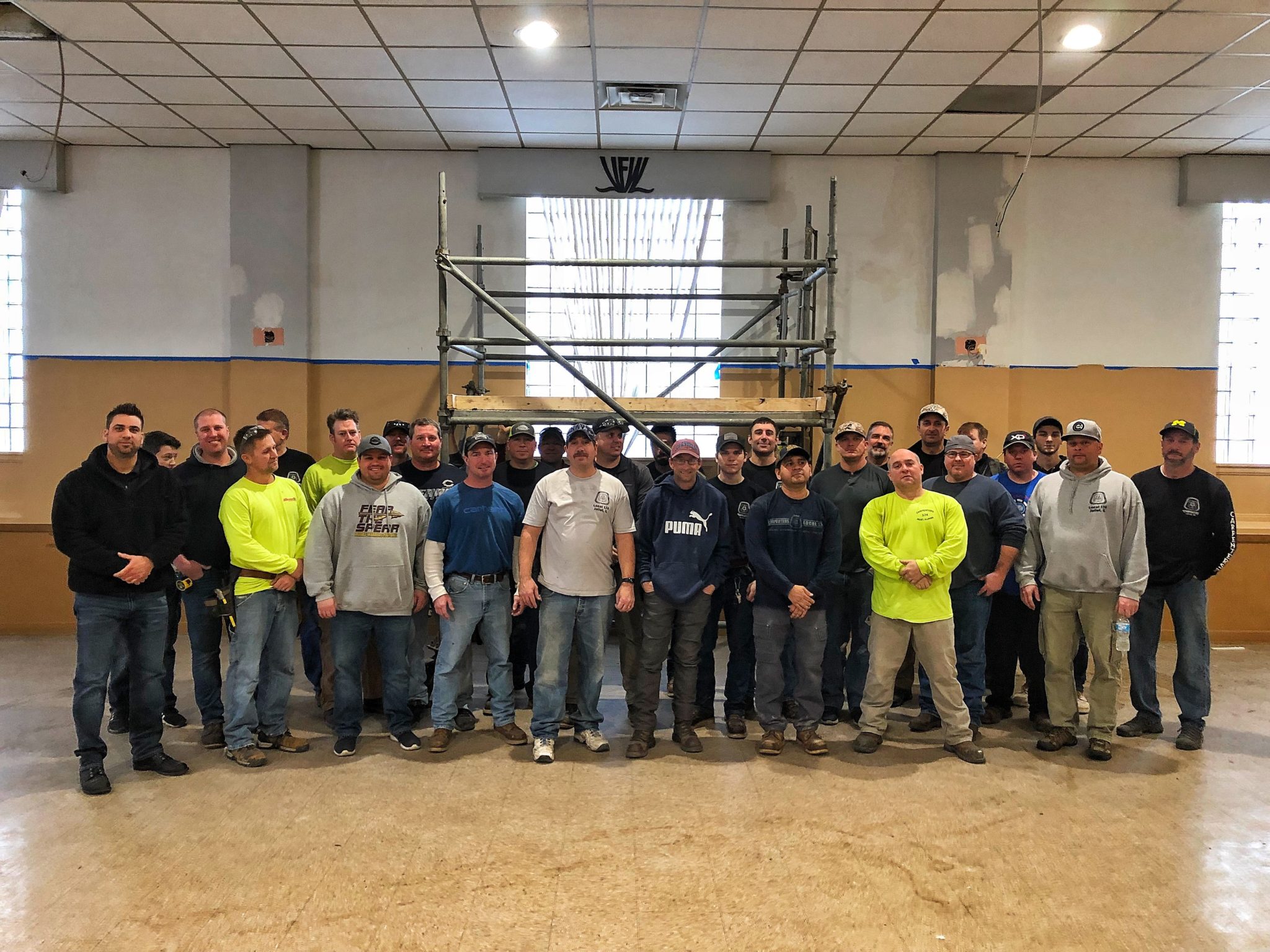Local 174 Carpenters Volunteered at Joliet VFW – Mid-America Carpenters ...
